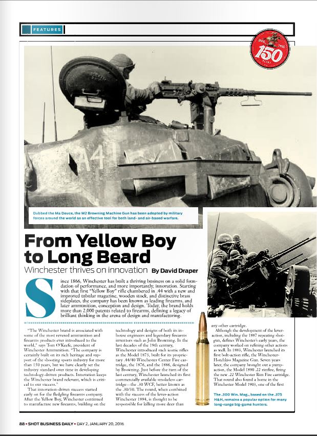 SHOT Daily Outlines Winchester’s History of Performance and Innovation.