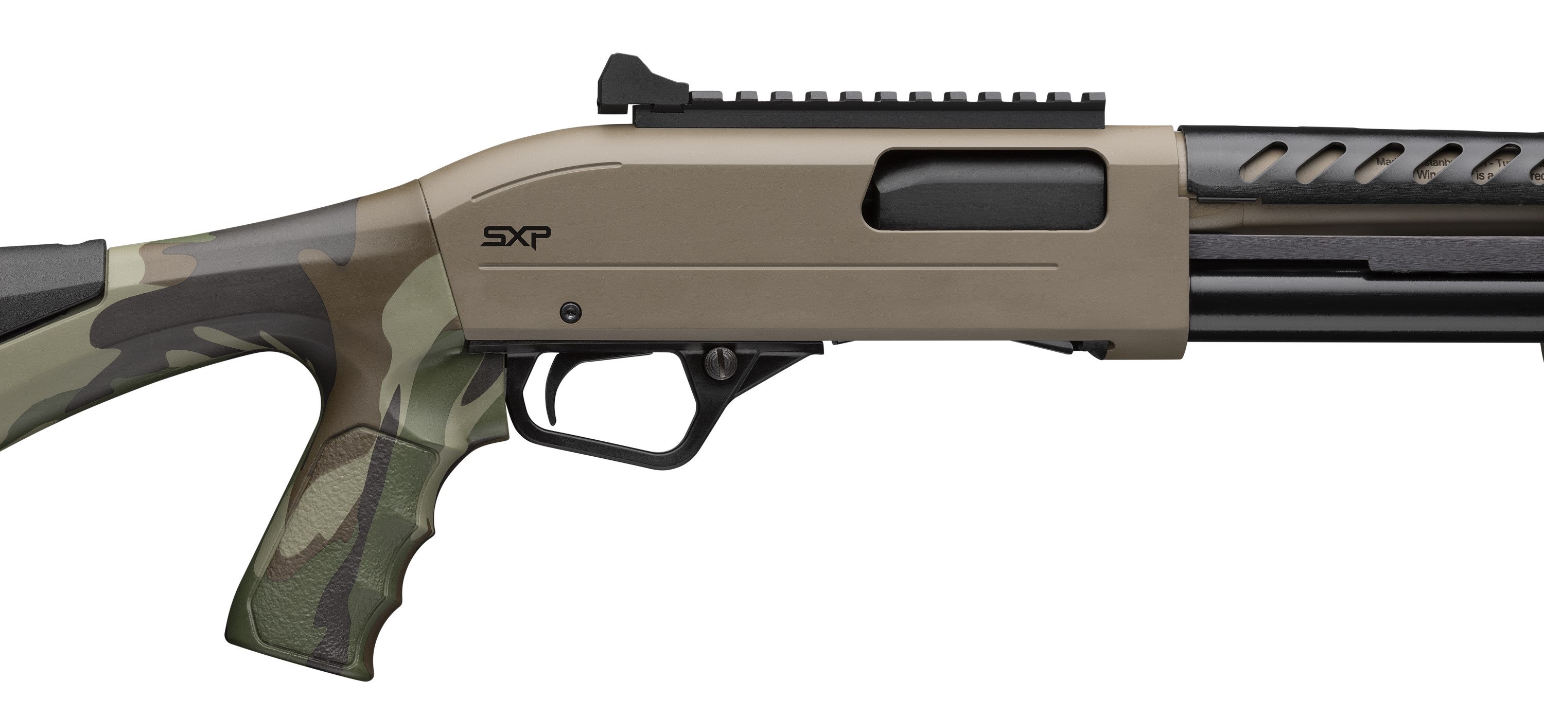 SXP Extreme Defender Woodland FDE | Pump-Action Shotgun | Winchester