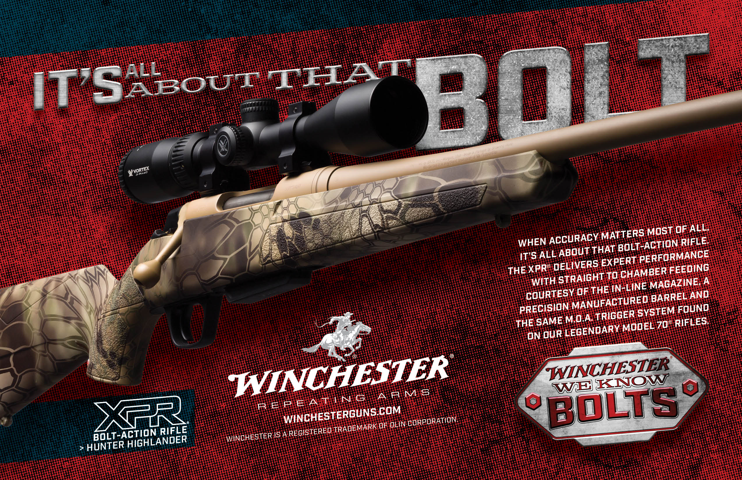 New and Vintage Winchester Advertisements