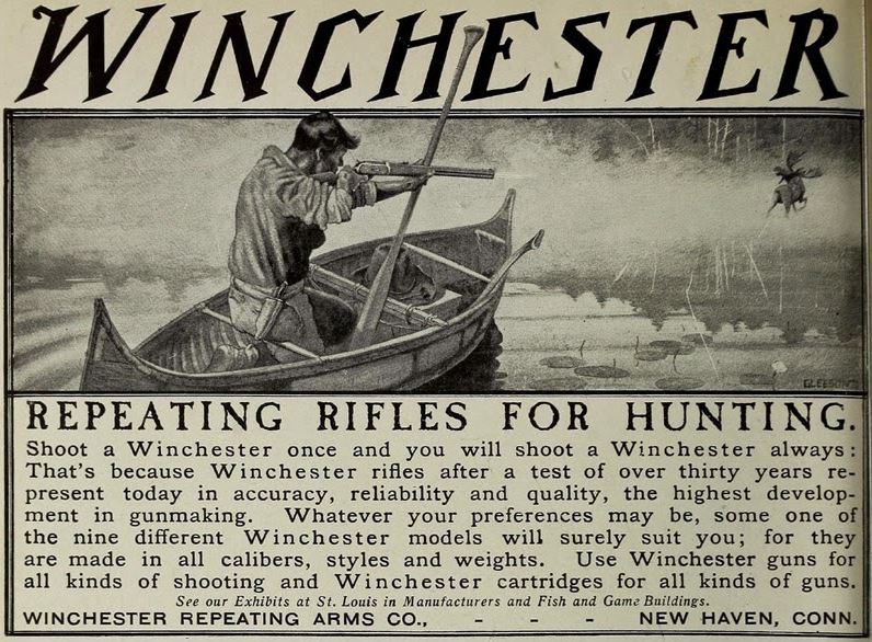 New and Vintage Winchester Advertisements